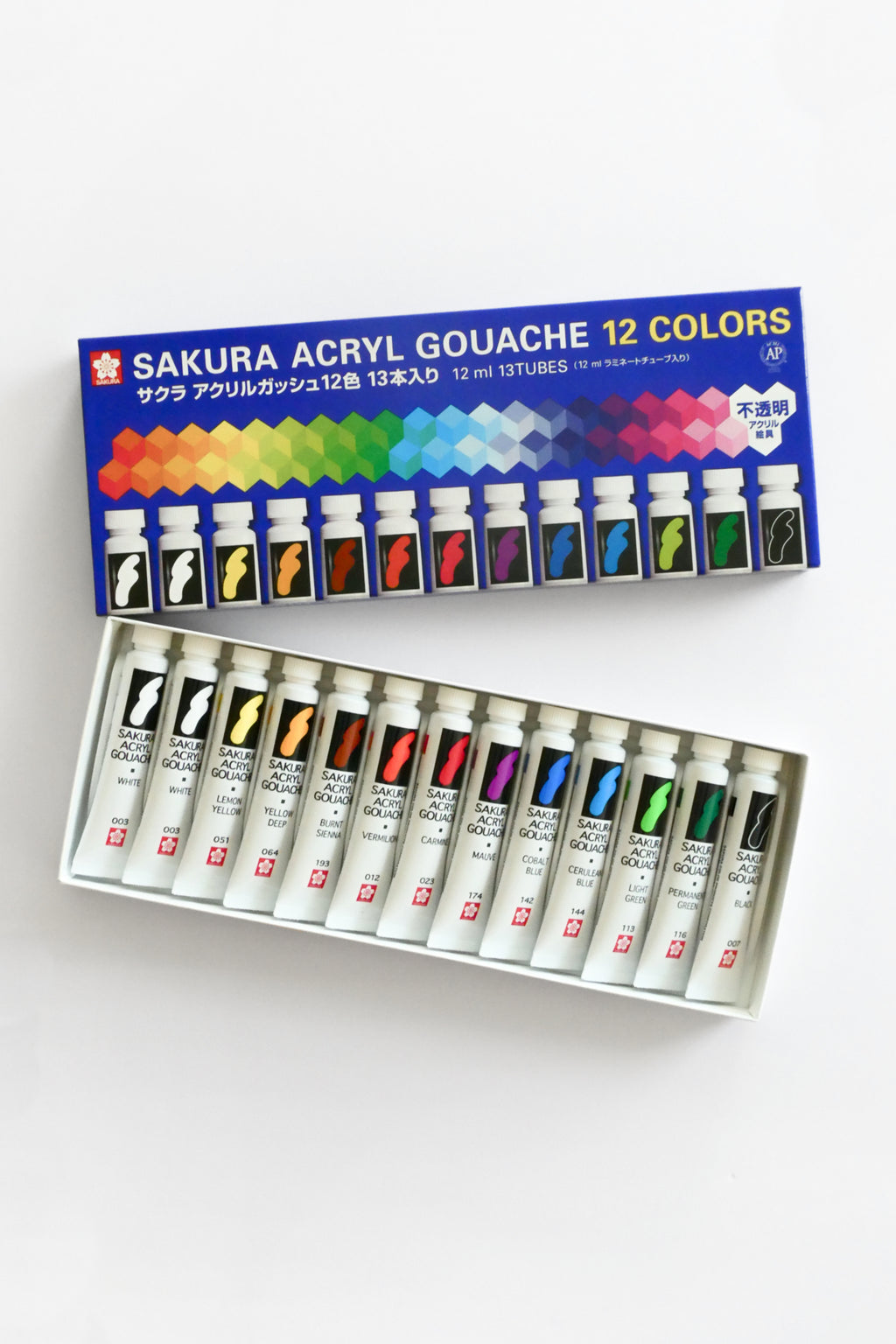 Acrylic Gouache Paint Set of 12 – Nahcotta