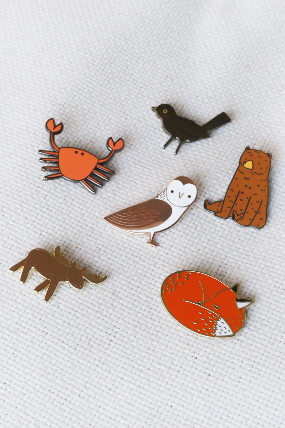 Animals Enamel Pin – Nahcotta