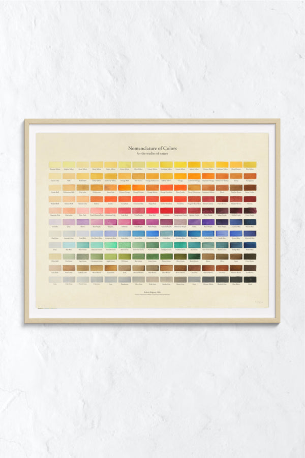 Nomenclature of Colors Art Print – Nahcotta