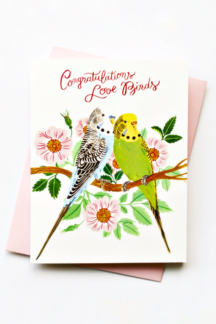Congratulations Love Birds Greeting Card – Nahcotta