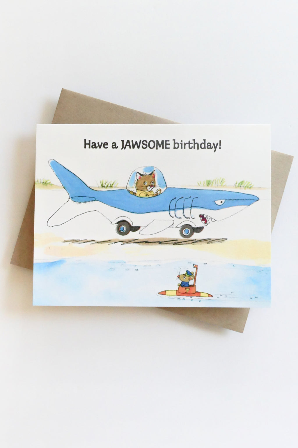 Jawsome… Birthday Greeting Card – Nahcotta