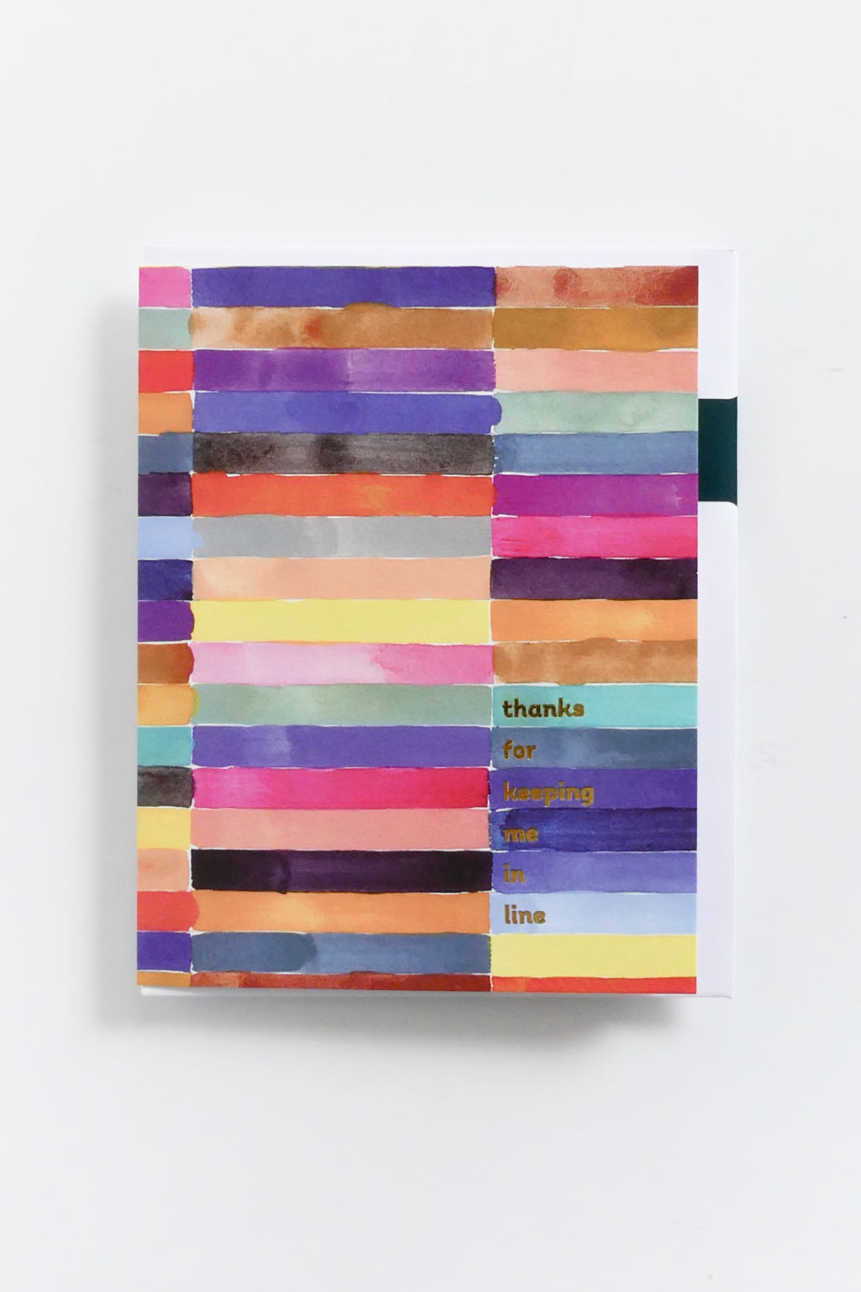 Keeps Me In Line Greeting Card – Nahcotta