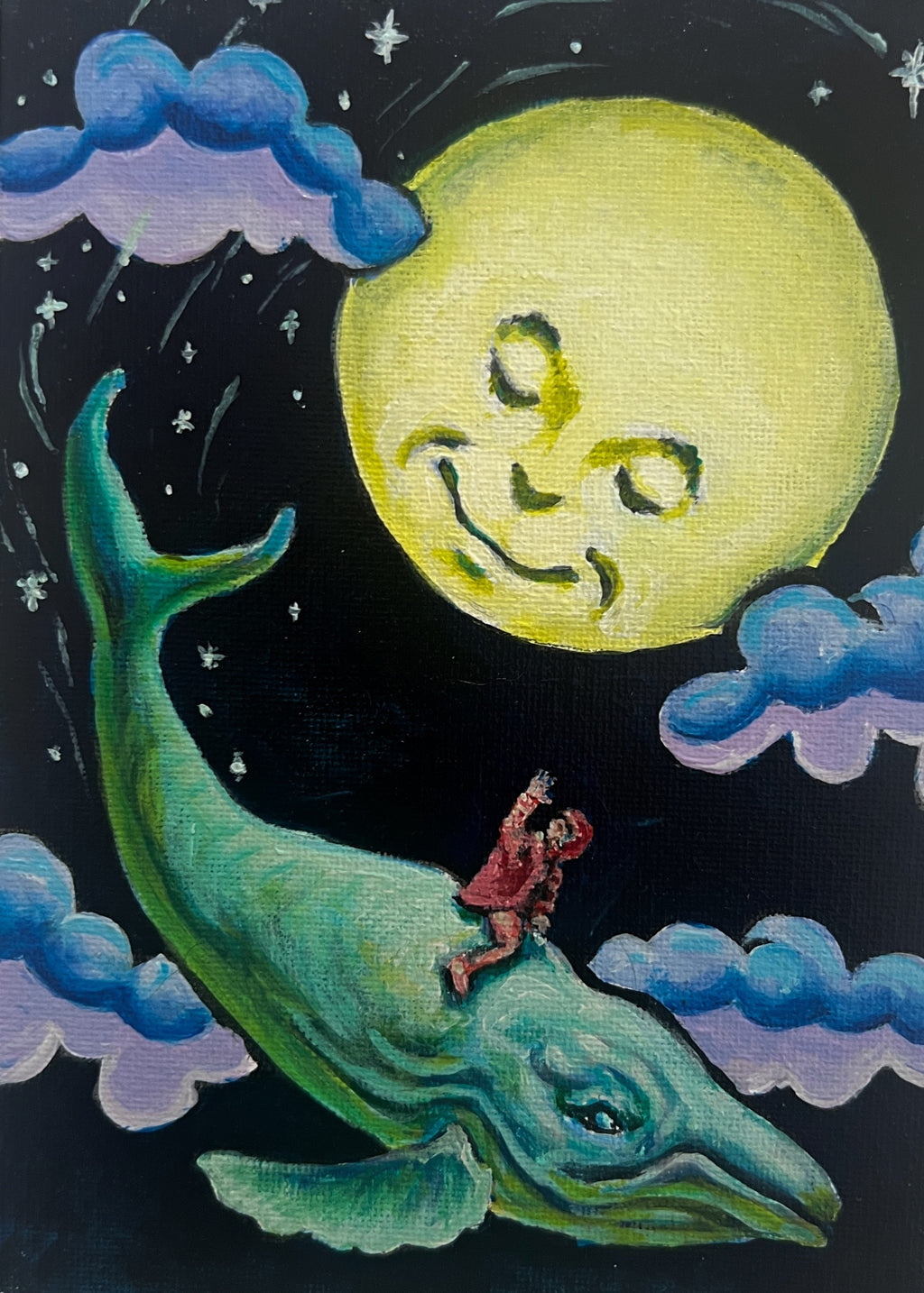 Moon + Whale #1 – Nahcotta