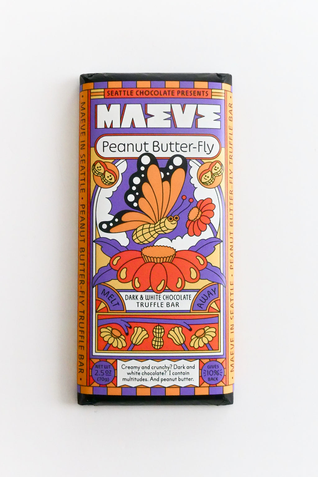 Peanut Butter-fly Chocolate Truffle Bar – Nahcotta