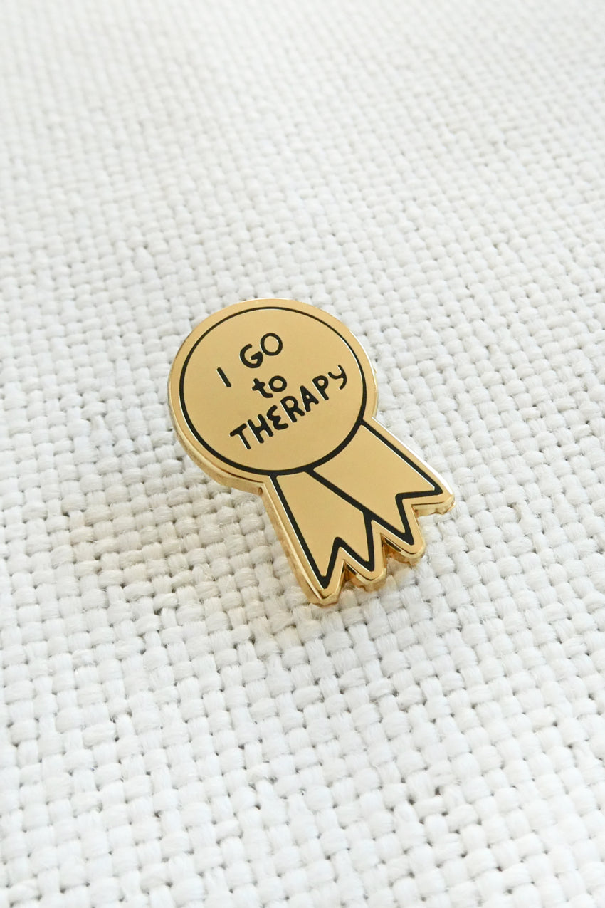 Therapy Enamel Pin – Nahcotta